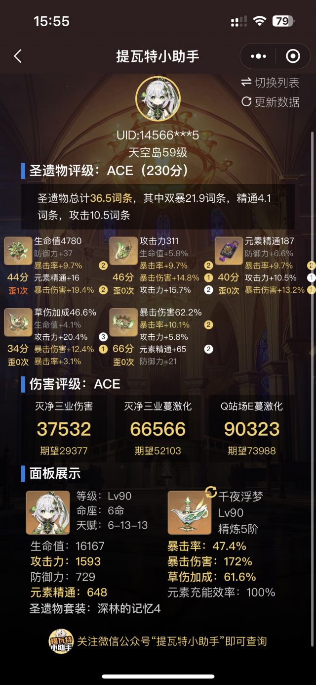 [游戏杂谈]所以c6草神强的点是短爆发7w*6次吗 NGA玩家社区