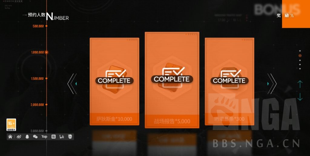 [预约氵]才300w奖励是不是有点太保守了 NGA玩家社区