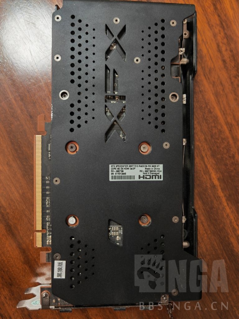 1100包顺丰出升级置换显卡，自用购置的讯景6600xt黑狼，有发票有PDD购买记录 NGA玩家社区