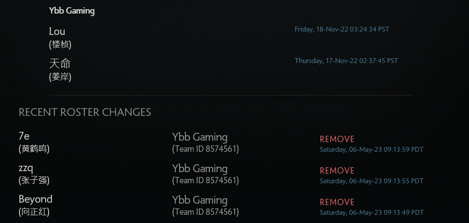 Ybb移除全队阵容 NGA玩家社区