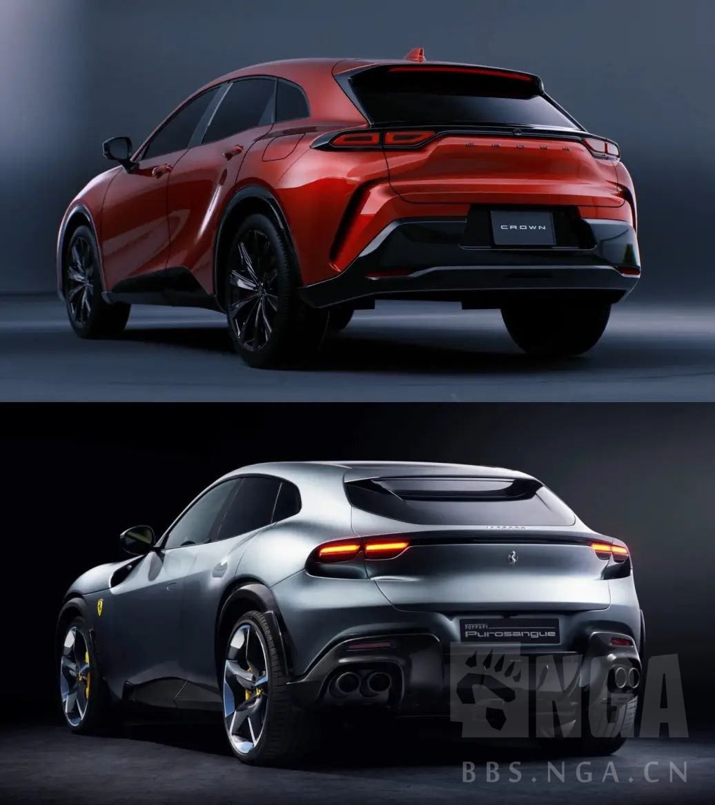 丰田新皇冠，咋成低配版法拉利SUV了 178