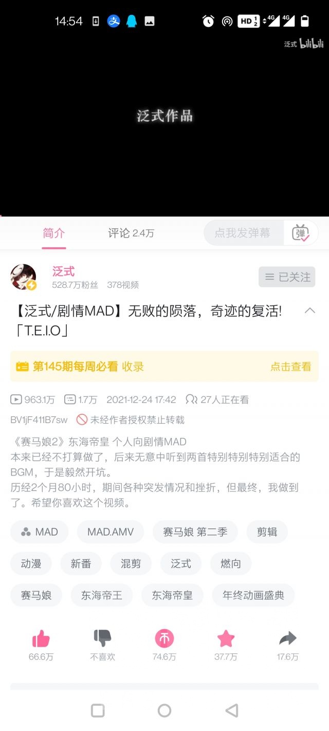 马娘有什么优质MAD推荐吗 178