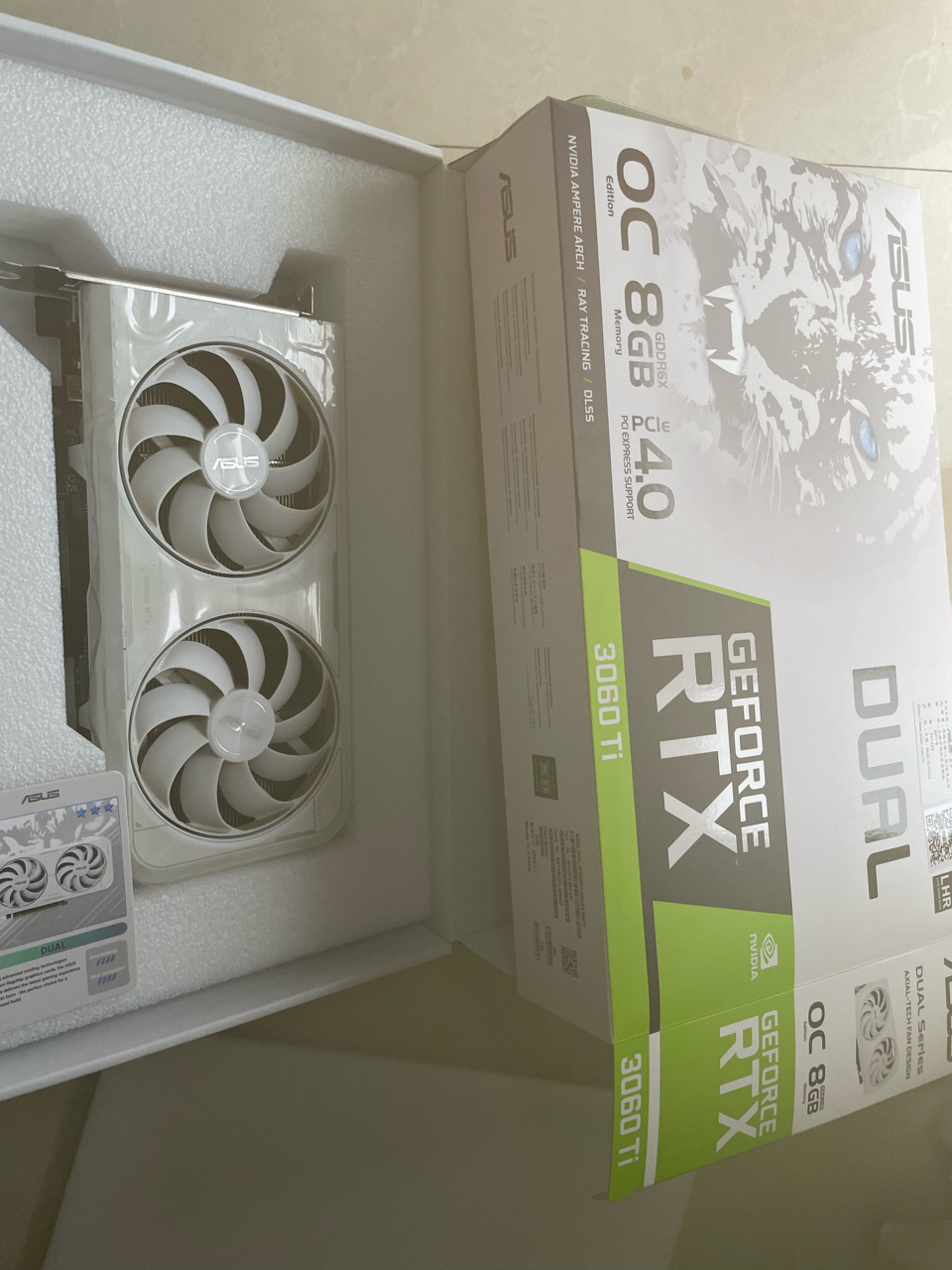 [合肥面交][被鸽了继续出]华硕rtx3060ti gd6x白色双风扇；英睿达铂胜d4 3600 16g*2白马甲套条 NGA玩家社区