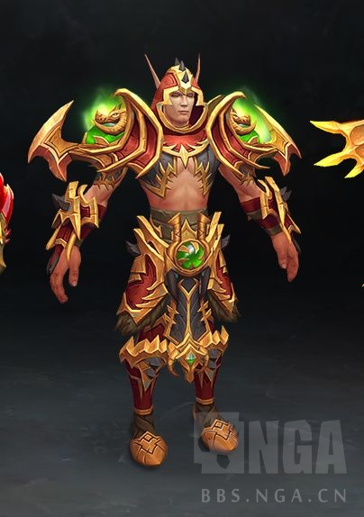 DH的新套装外观比当初的曝光图好看多了，主要是因为模特 NGA玩家社区