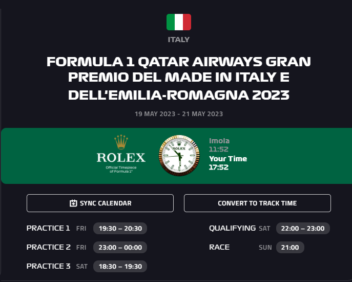 [F1] 2023赛季 艾米利亚-罗马涅大奖赛 直播讨论(由于比赛当地洪水，本站大奖赛临时取消) NGA玩家社区