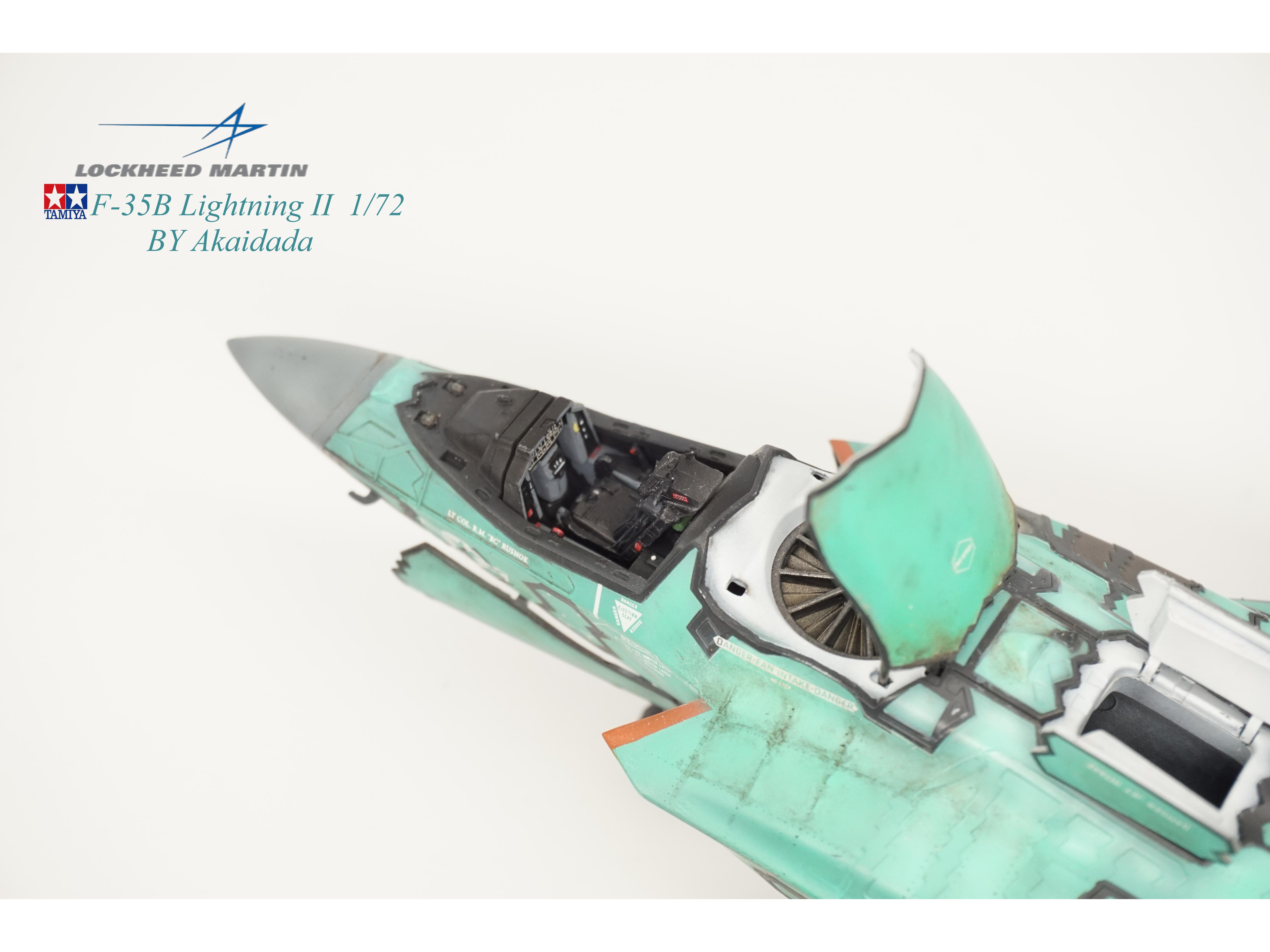 [技术交流] 耗时一个月，1/72 F35-B(无隐身涂装)制作，附上制作过程 NGA玩家社区