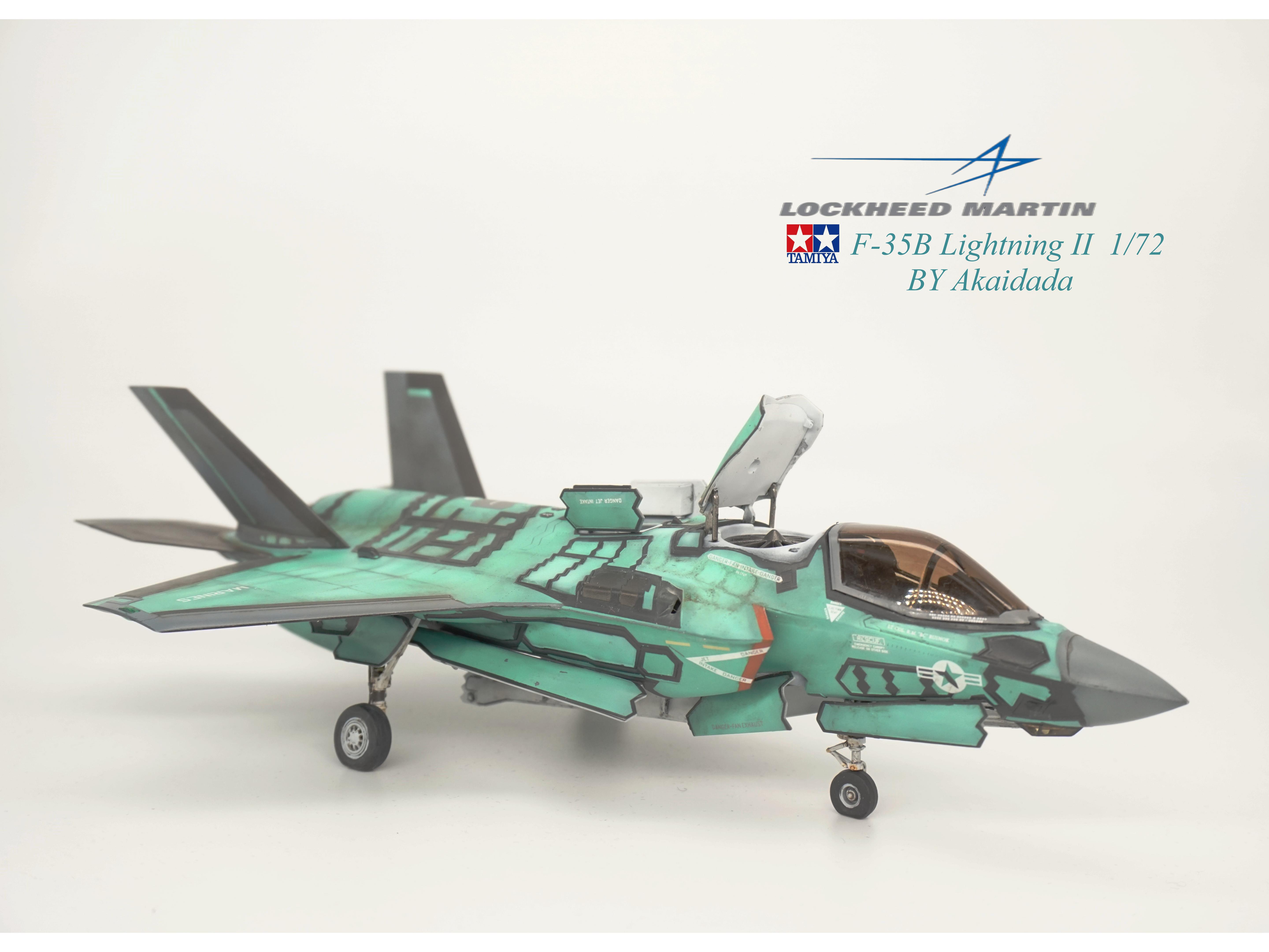[技术交流] 耗时一个月，1/72 F35-B(无隐身涂装)制作，附上制作过程 NGA玩家社区