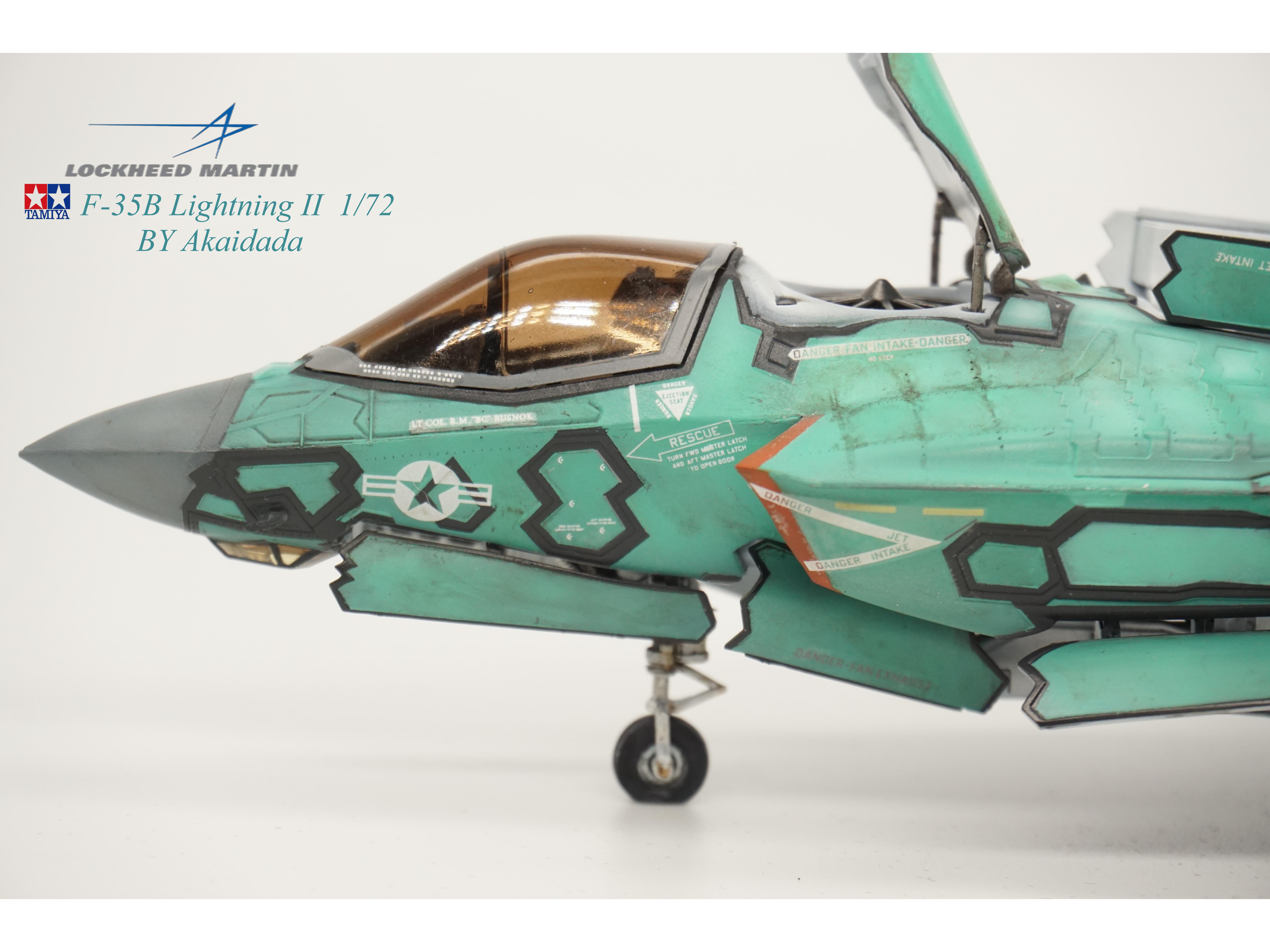 [技术交流] 耗时一个月，1/72 F35-B(无隐身涂装)制作，附上制作过程 NGA玩家社区