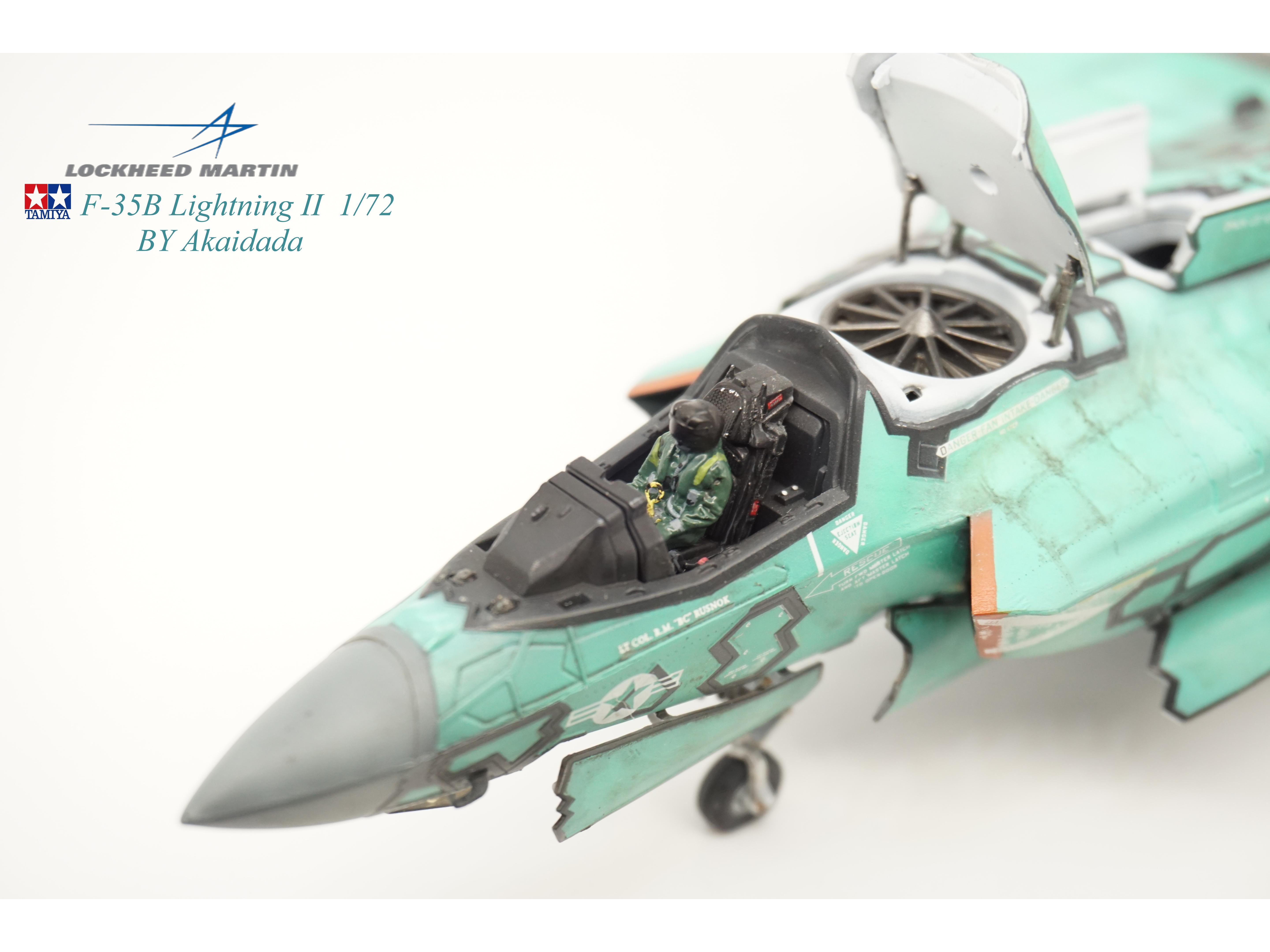[技术交流] 耗时一个月，1/72 F35-B(无隐身涂装)制作，附上制作过程 NGA玩家社区