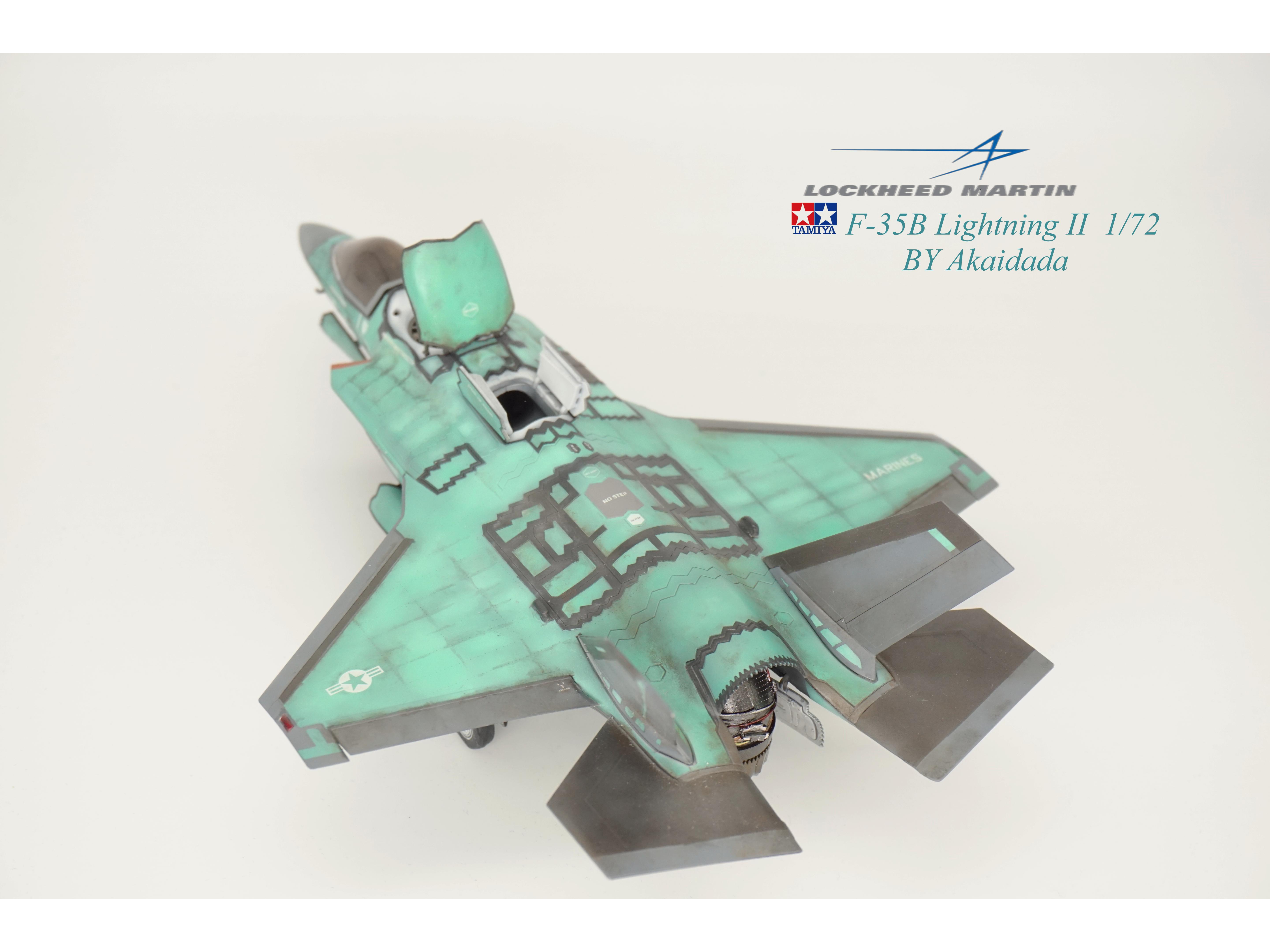 [技术交流] 耗时一个月，1/72 F35-B(无隐身涂装)制作，附上制作过程 NGA玩家社区