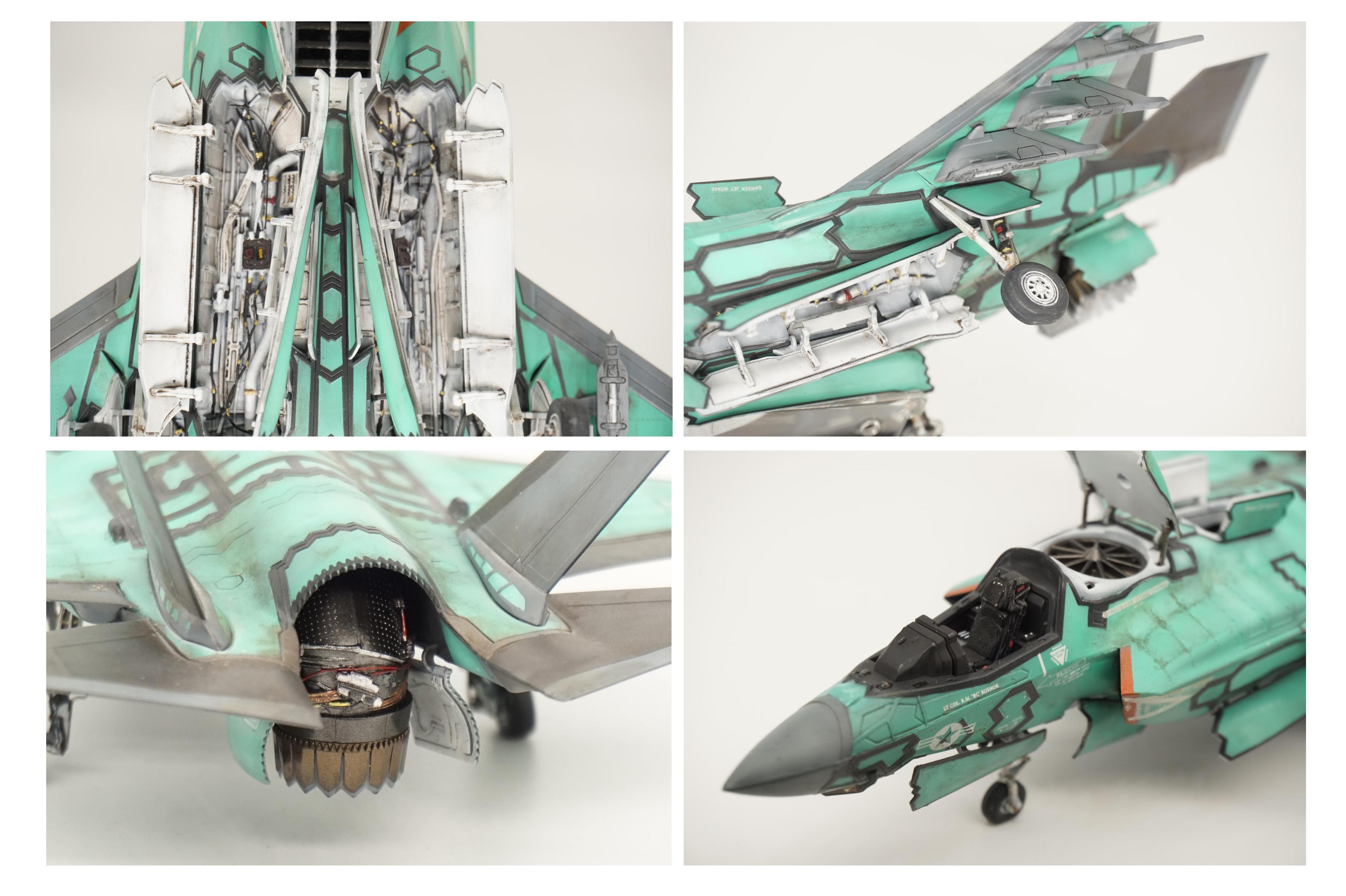 [技术交流] 耗时一个月，1/72 F35-B(无隐身涂装)制作，附上制作过程 NGA玩家社区