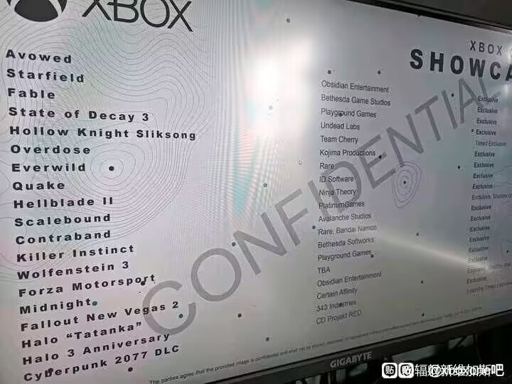 群友早起发的xbox发布会内容 NGA玩家社区