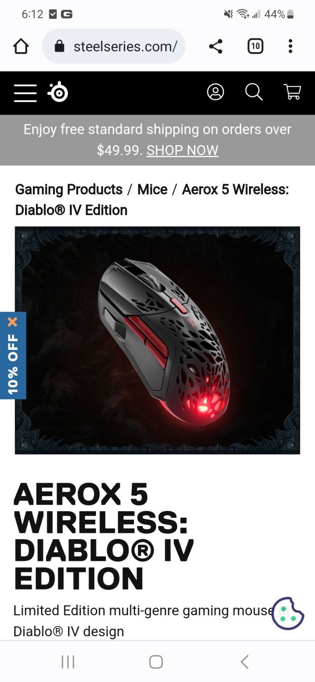 赛睿aerox5 暗黑四版 有点帅 NGA玩家社区