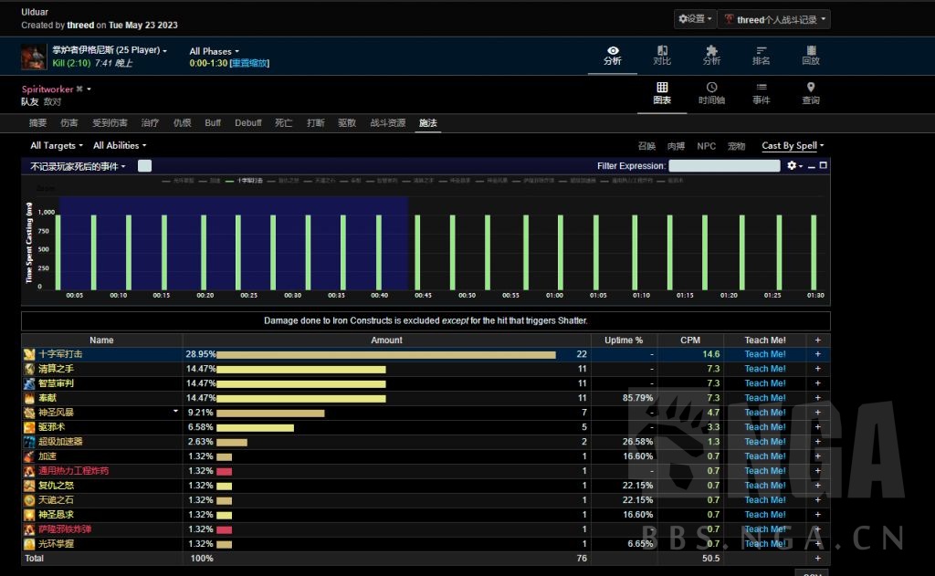 [80-惩戒] WLK惩戒骑P3小型回坑攻略 178