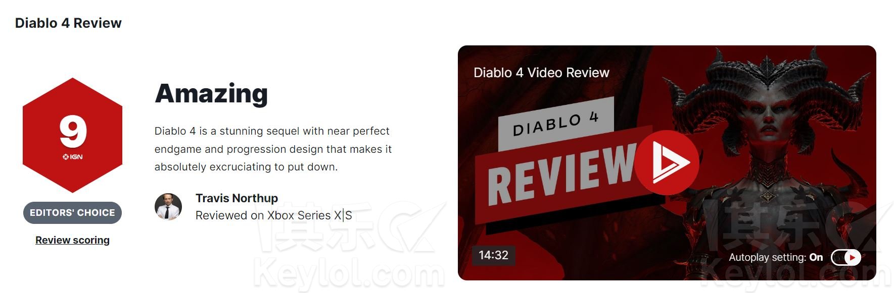 [讨论] 媒体评分解禁，IGN 9分/GameSpot 8分 NGA玩家社区