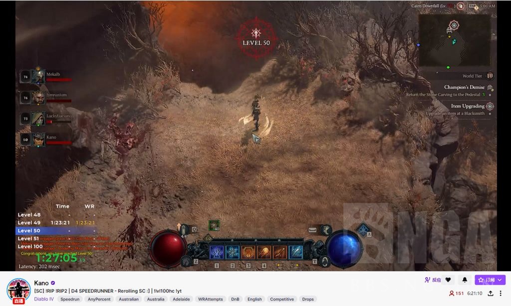 [破事水] 3拖1 87分钟 50级 真变态 NGA玩家社区