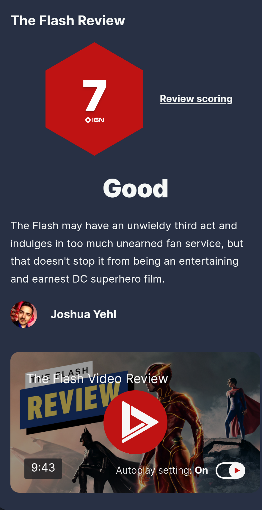 闪电侠ign7分 NGA玩家社区