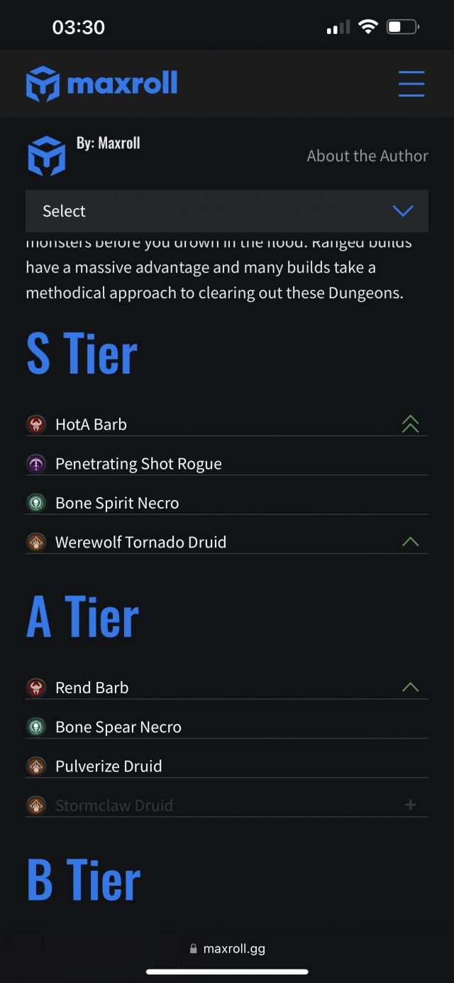 [巫师]恭喜法师获得maxroll官方认定最弱职业 NGA玩家社区