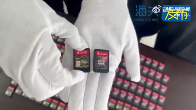 海关查获150张NS游戏卡 主要为塞尔达、宝可梦 178