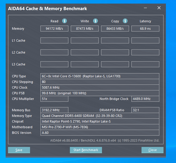 金百达银爵ddr5 6400频率 16Gx2，省流565 178