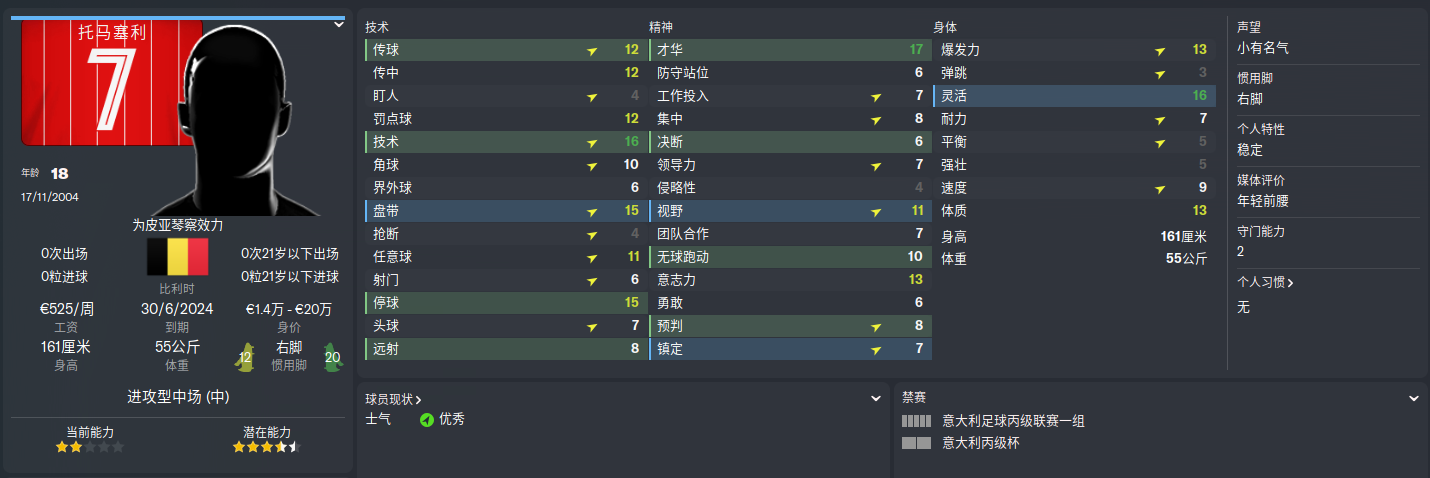 [FM2023] 129ca的球王 NGA玩家社区