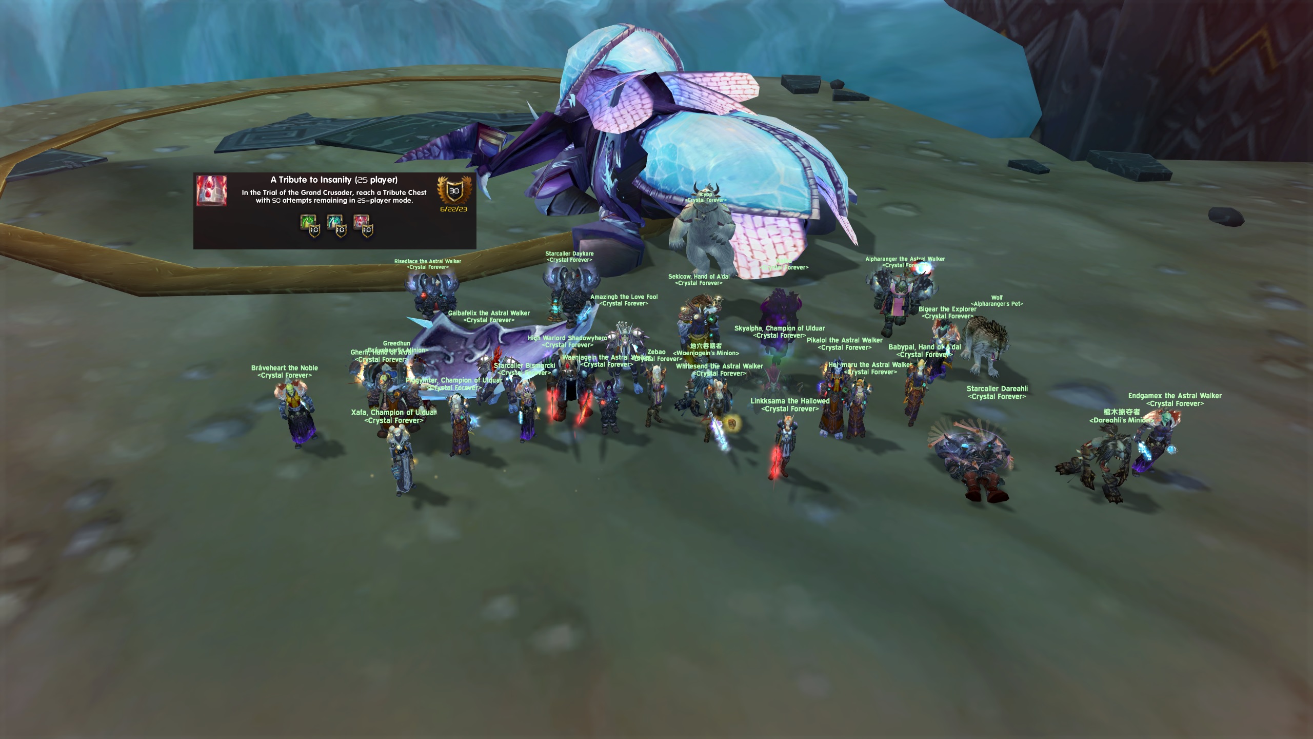 [美服][MOP][部落][Whitemane] Crystal Forever 征战潘达利亚，诚邀新老朋友加入，MOP P1 BETA 所有25人困难+精英已全通 NGA玩家社区