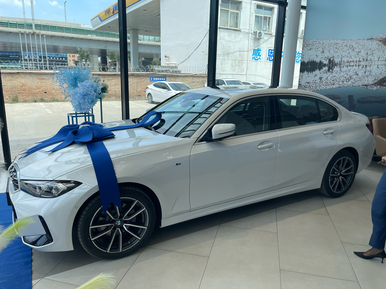 宝马325li M运动提车作业 防N血 178