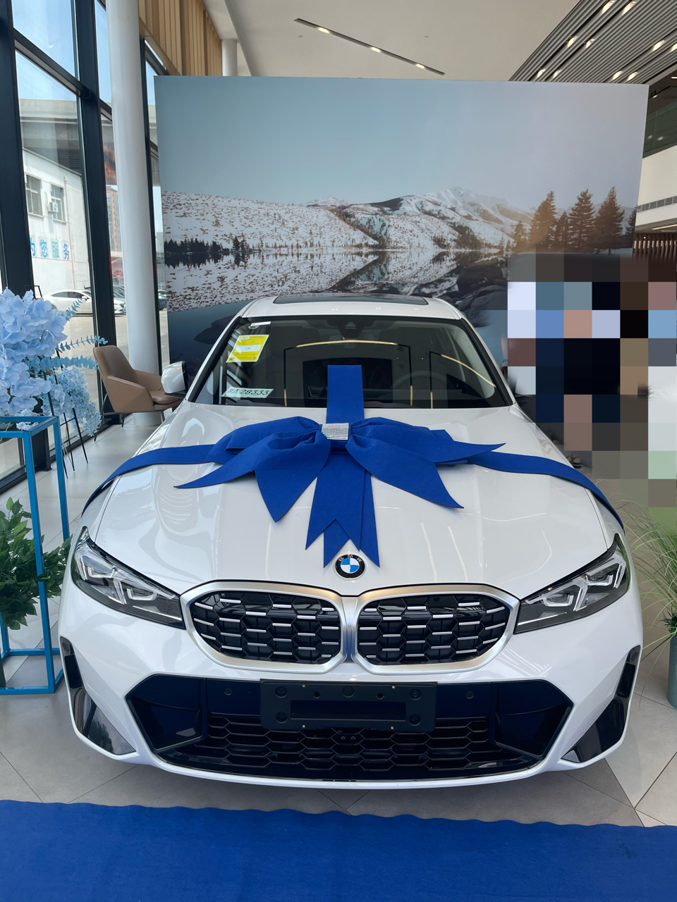 宝马325li M运动提车作业 防N血 178