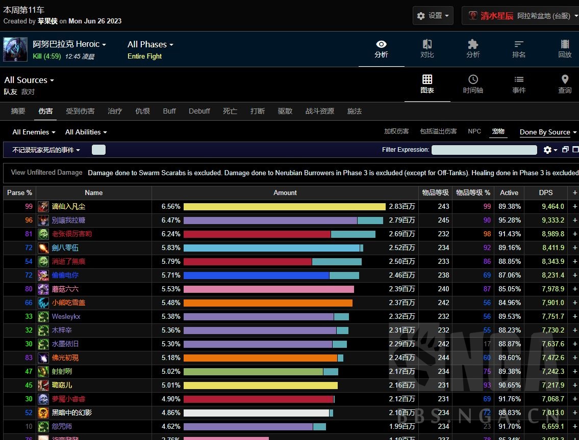 h小强战斗贼t0… NGA玩家社区