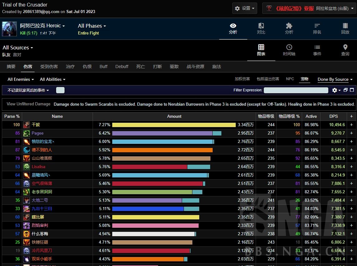 h小强战斗贼t0… NGA玩家社区