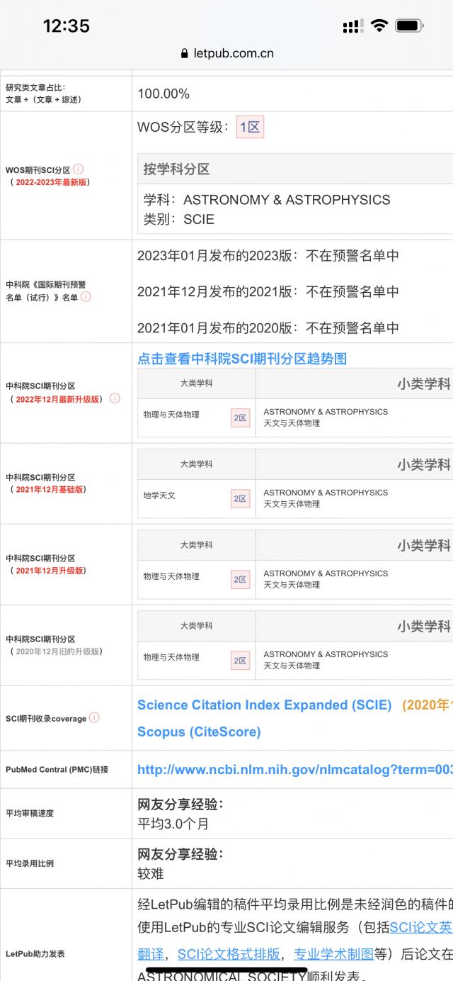 在哪能找到sci分区表 178