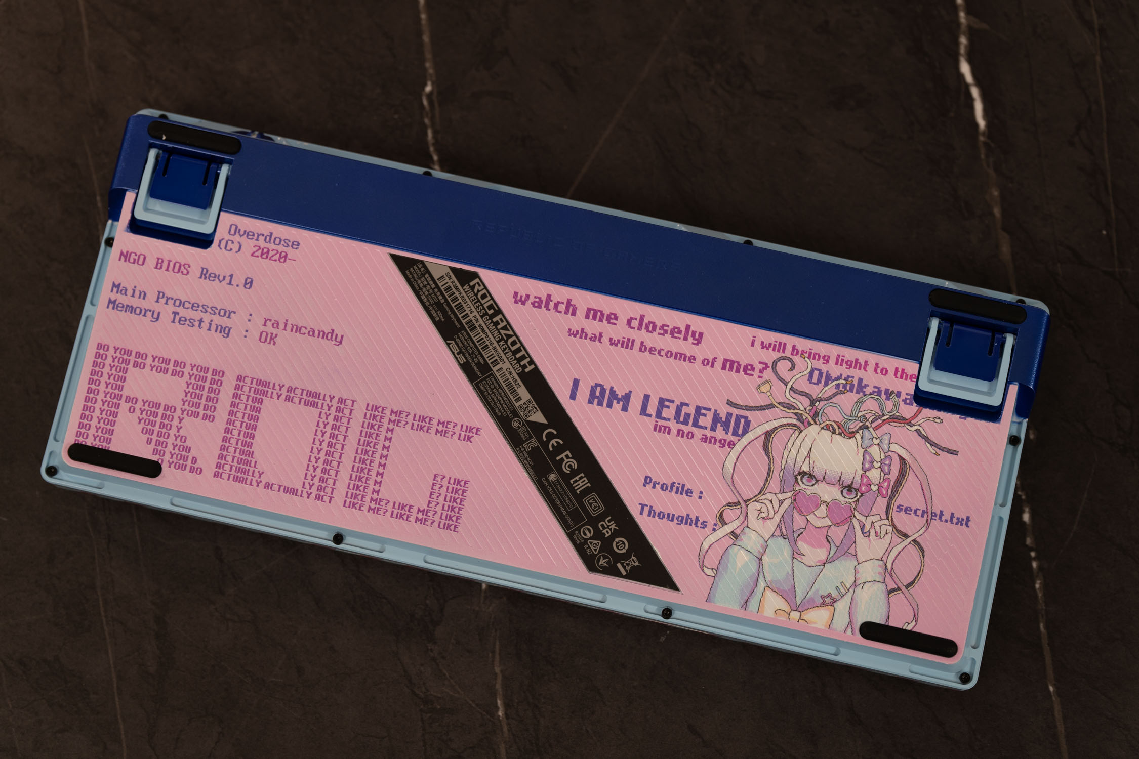 [ROLL] 《主播女孩重度依赖》超天酱主题ROG夜魔键盘改造——ROG夜魔改装赛十六强作品 178