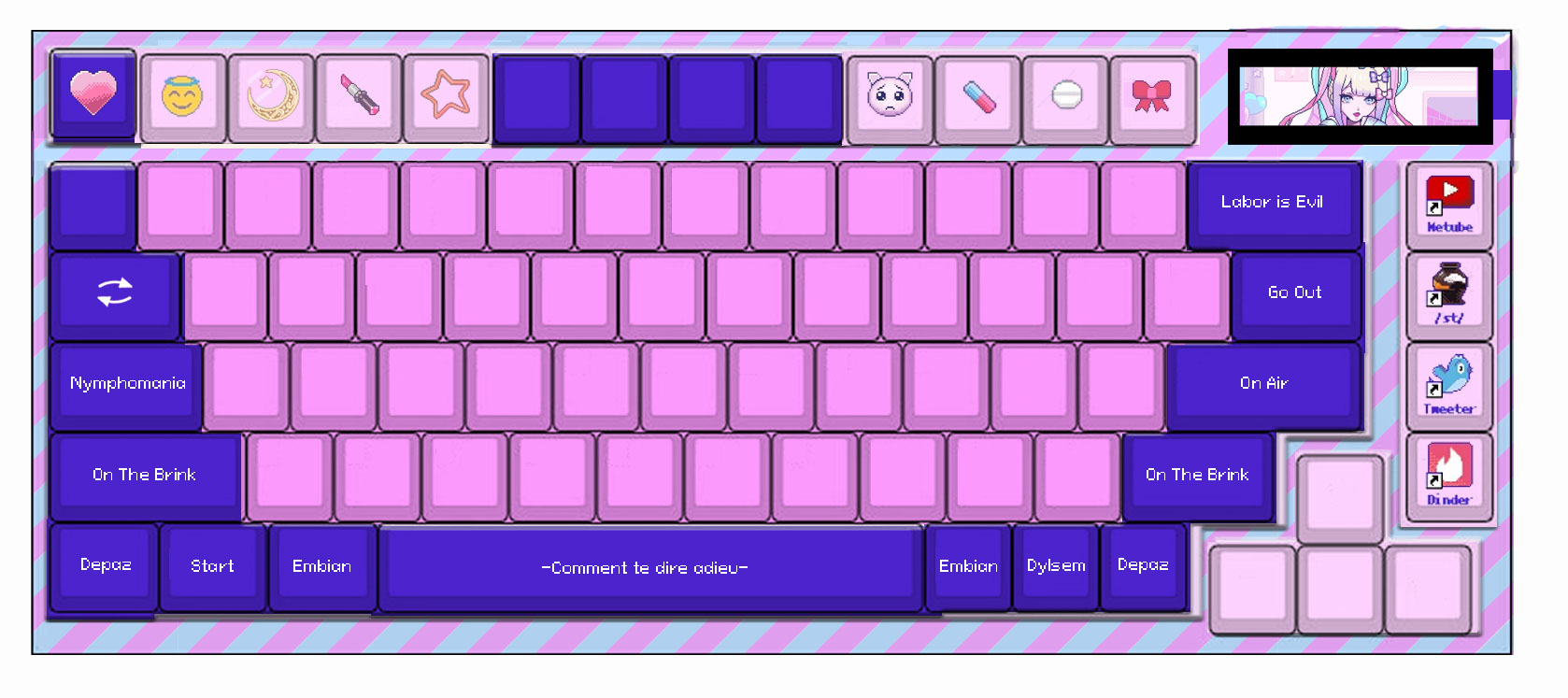 [ROLL] 《主播女孩重度依赖》超天酱主题ROG夜魔键盘改造——ROG夜魔改装赛十六强作品 178