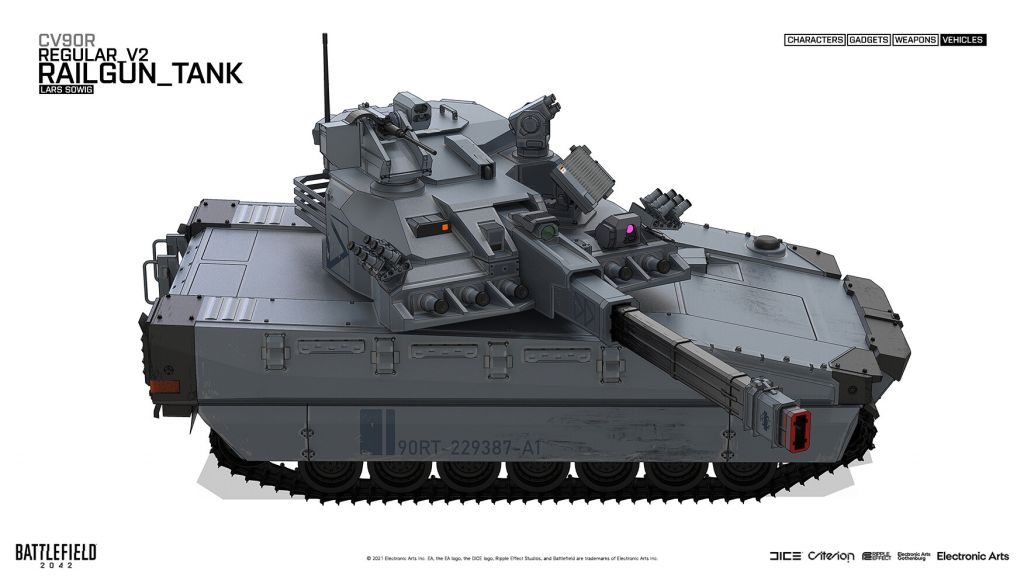 《战地2042》轨道炮坦克3D建模 NGA玩家社区