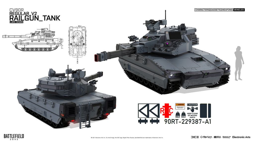 《战地2042》轨道炮坦克3D建模 NGA玩家社区