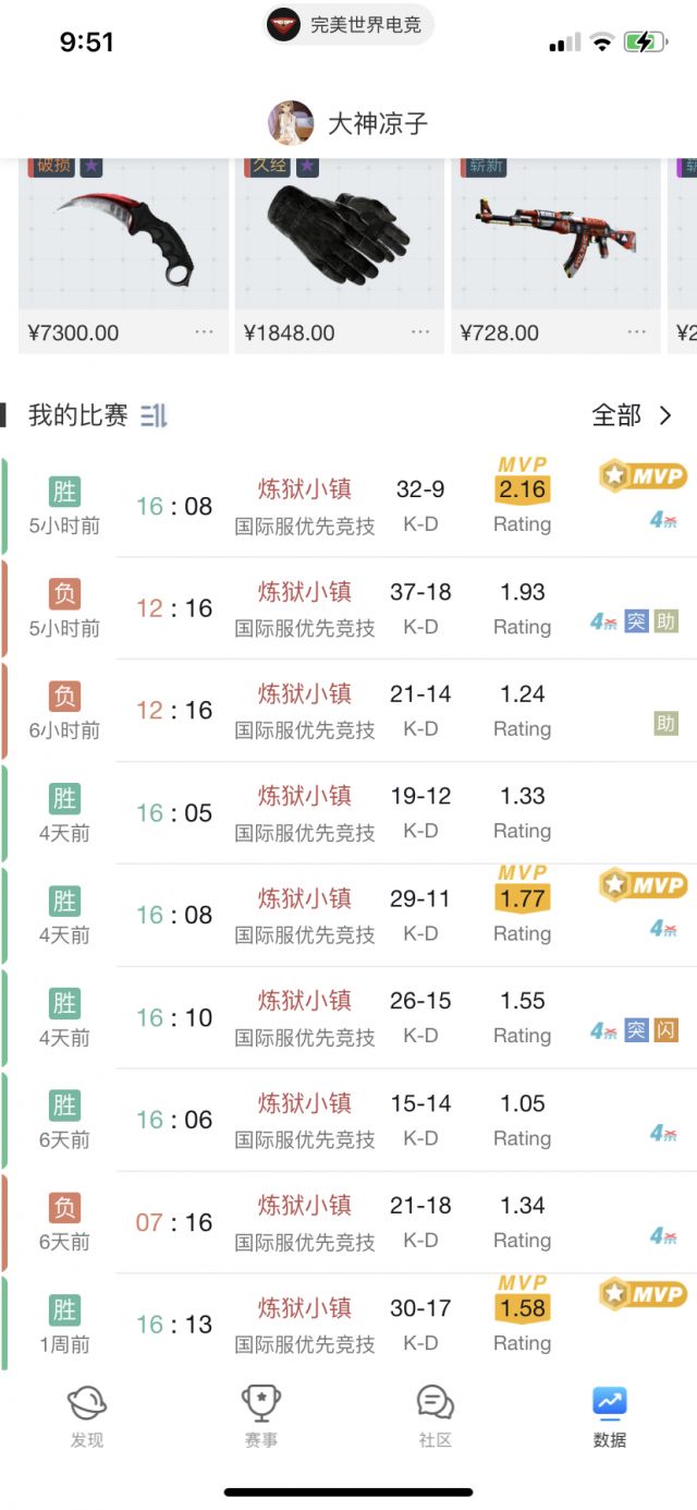 [求助]完美是什么辣鸡平台，我说怎么老是排不上，另外官匹yyds 178