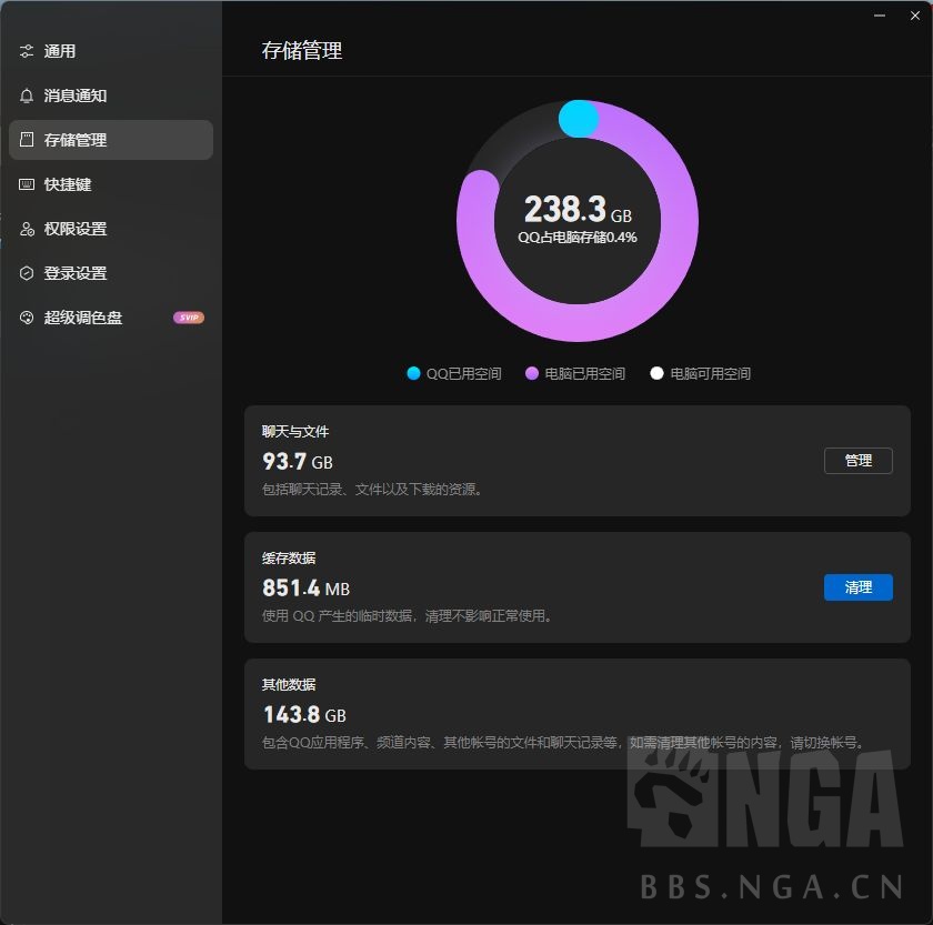 一个qq竟然吃了我238g，还有更离谱的没？ NGA玩家社区