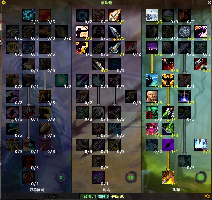 求教猎人2t9后天赋和雕文搭配！ NGA玩家社区