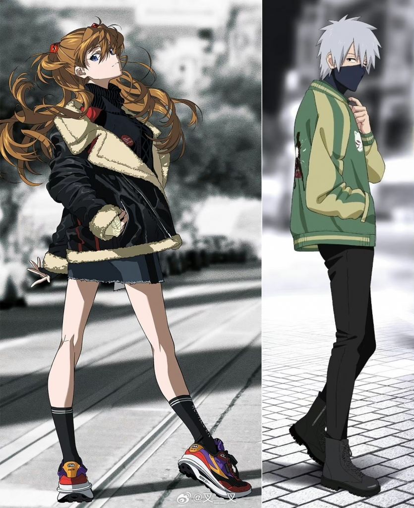 EVA&火影忍者对比处刑 服装品牌funtos联动图 NGA玩家社区