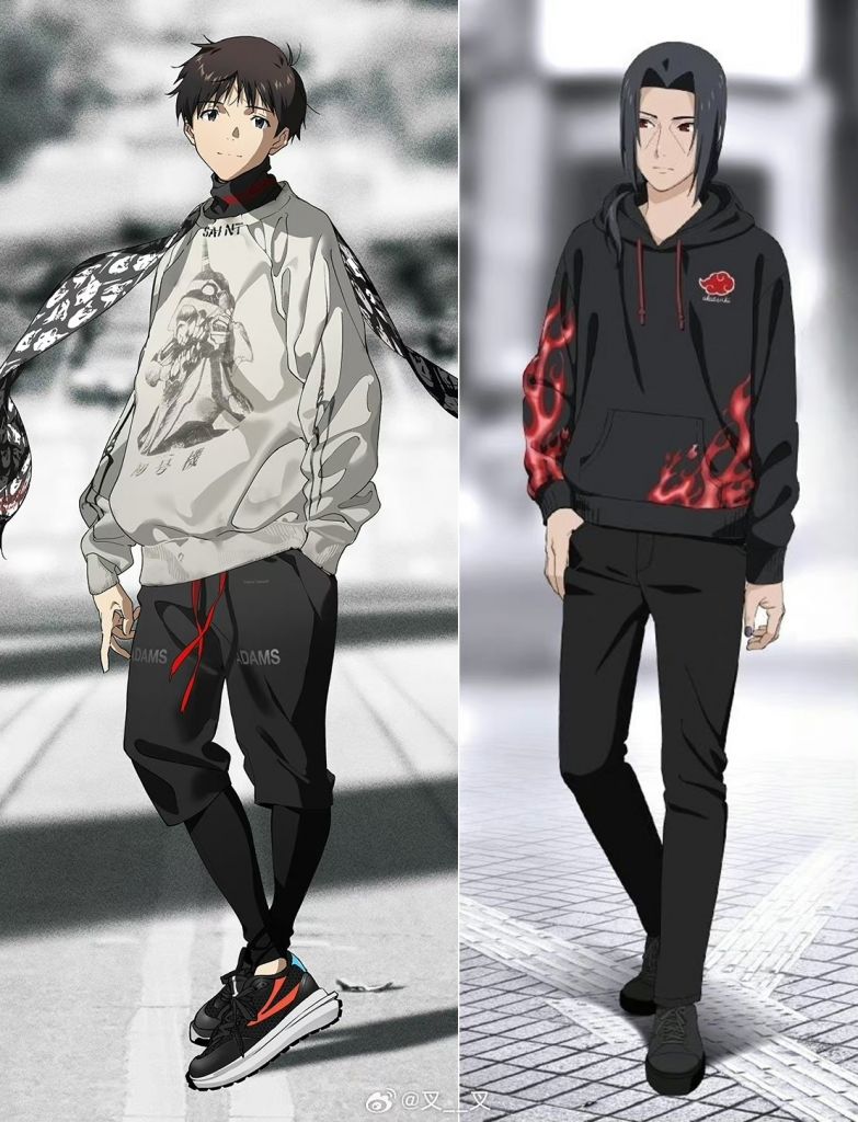 EVA&火影忍者对比处刑 服装品牌funtos联动图 NGA玩家社区