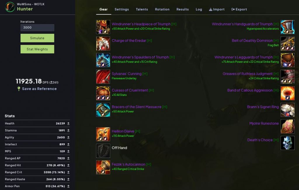 [WotLK-射击]TOC射击猎冲榜心得分享 NGA玩家社区