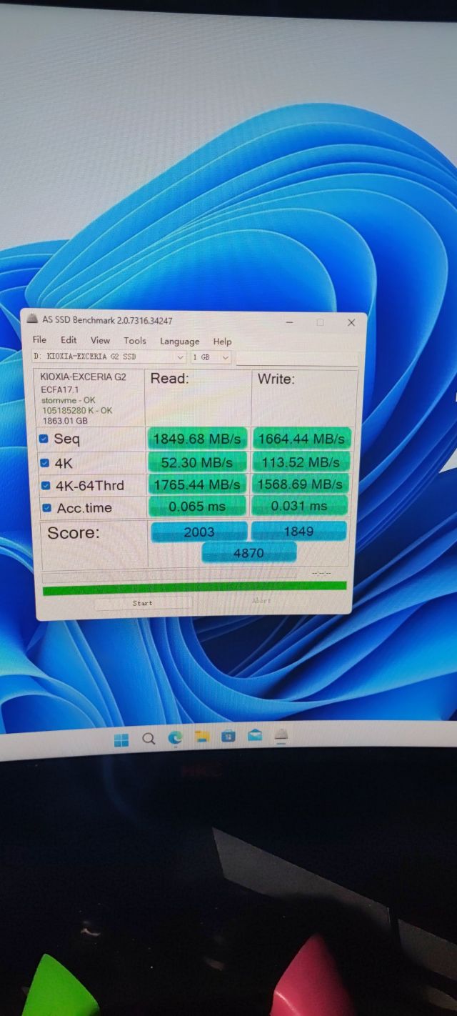 大佬们，我的固态硬盘跑不满是什么情况 NGA玩家社区