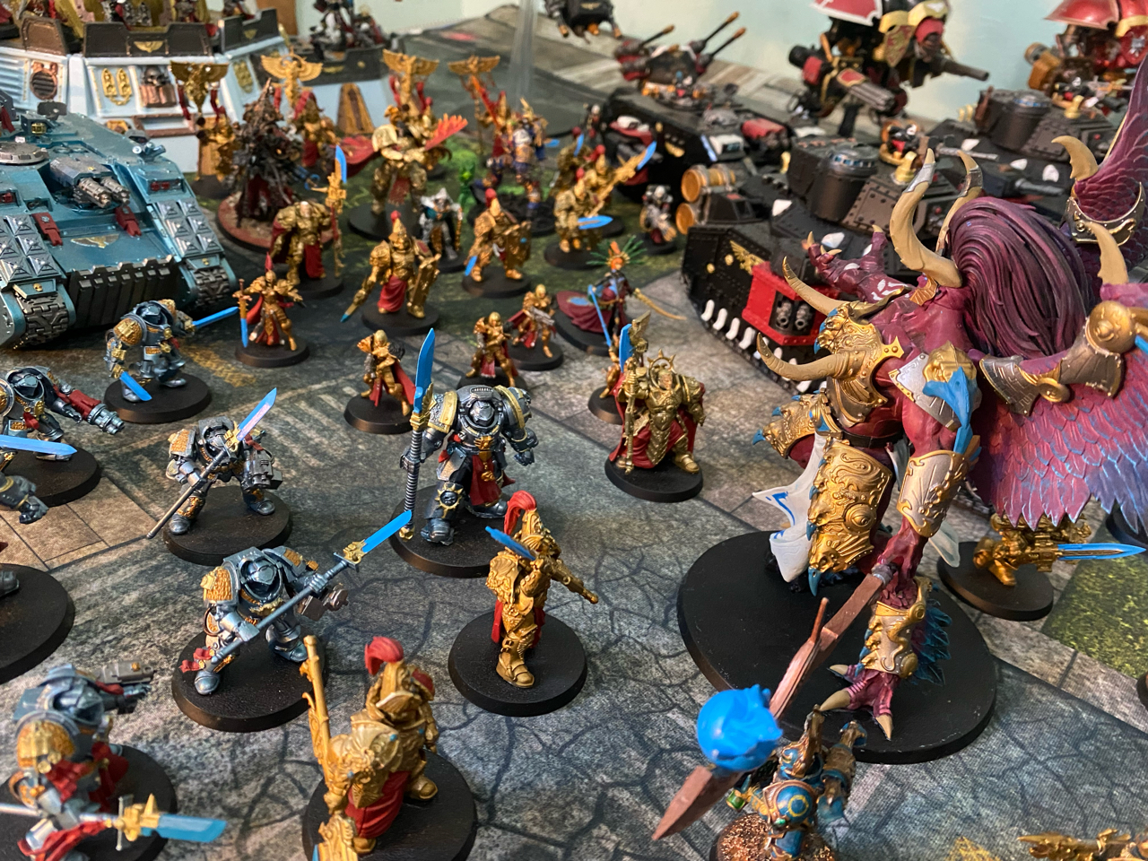 涂了一年才涂完 帝皇归来！一万分战锤40k大决战 NGA玩家社区