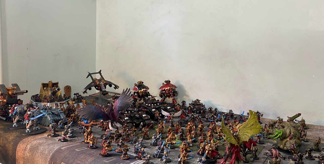 涂了一年才涂完 帝皇归来！一万分战锤40k大决战 NGA玩家社区