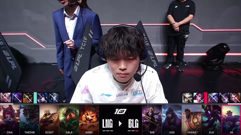 [本赛区赛事]回顾bp，感觉blg崩盘在了第二局选择相信上中而放弃xun 178