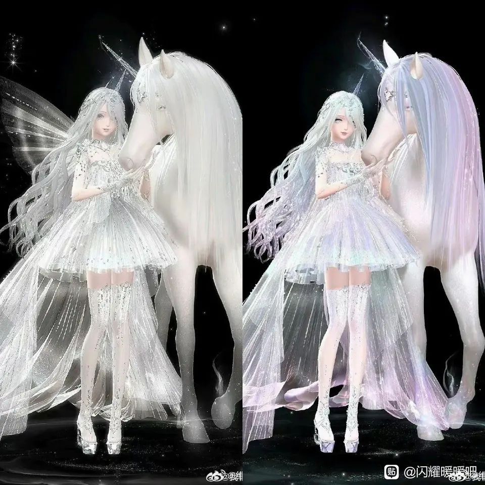 [闪耀暖暖]独角兽套疑似为了塞648累充强行褪色 NGA玩家社区