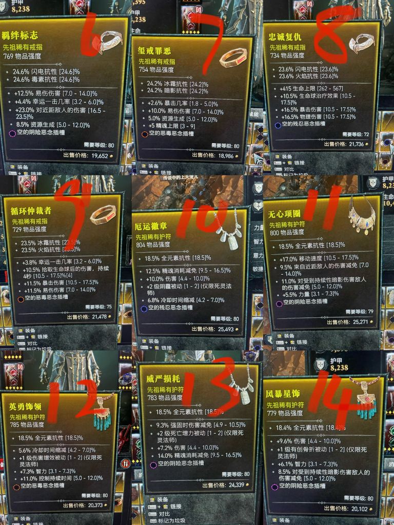 [供]一个95级NEC的仓库一览 清包为主 500到1000 NGA玩家社区