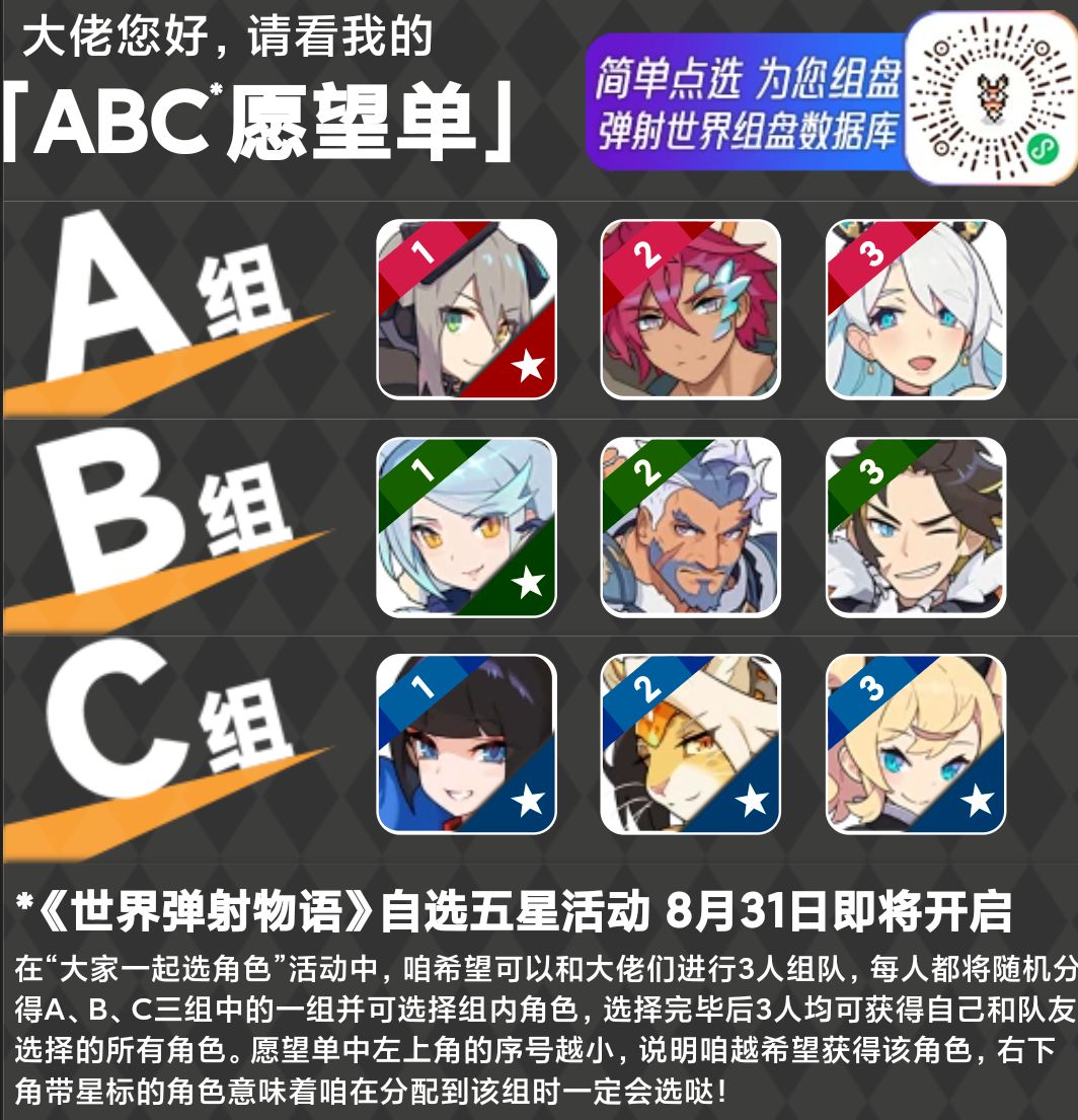 [提问求教]求组个abc队伍 NGA玩家社区