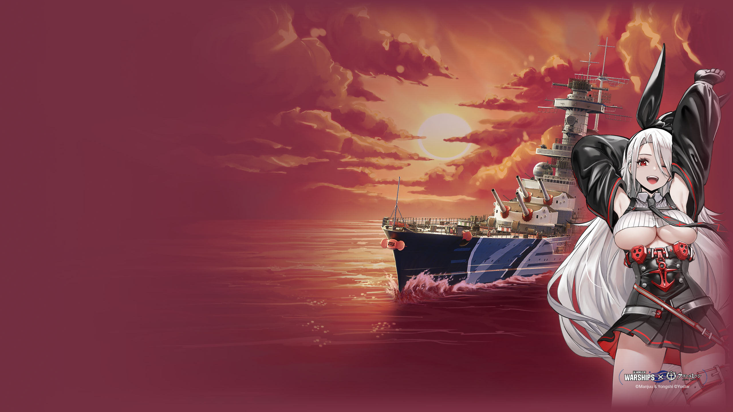 [WoWS周边] 碧蓝航线第五轮联动 兵工厂背景全壁纸 NGA玩家社区