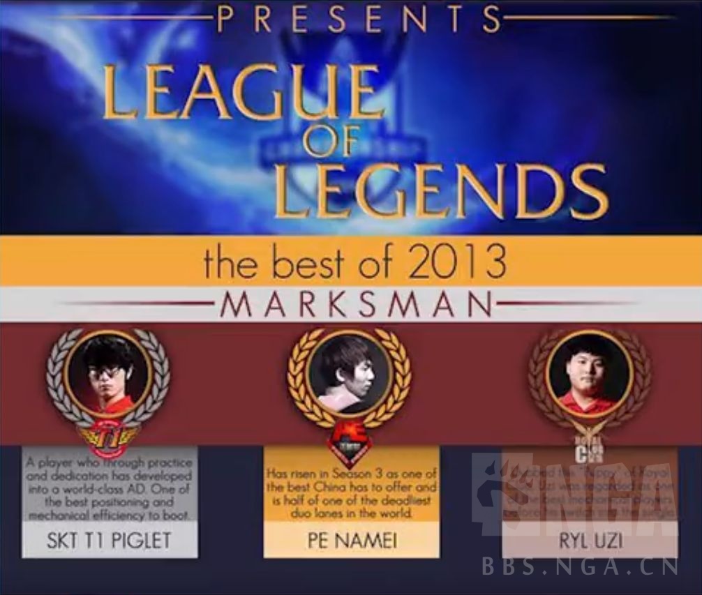 [联盟赛事] 这次Jdg夺冠后，LPL三冠选手名单来到了13人之多，但其中只有1个是adc NGA玩家社区